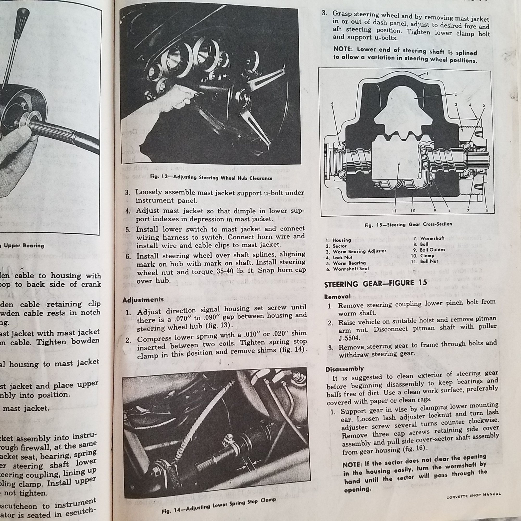 66 Standard Steering Column Rebuild - CorvetteForum - Chevrolet ...