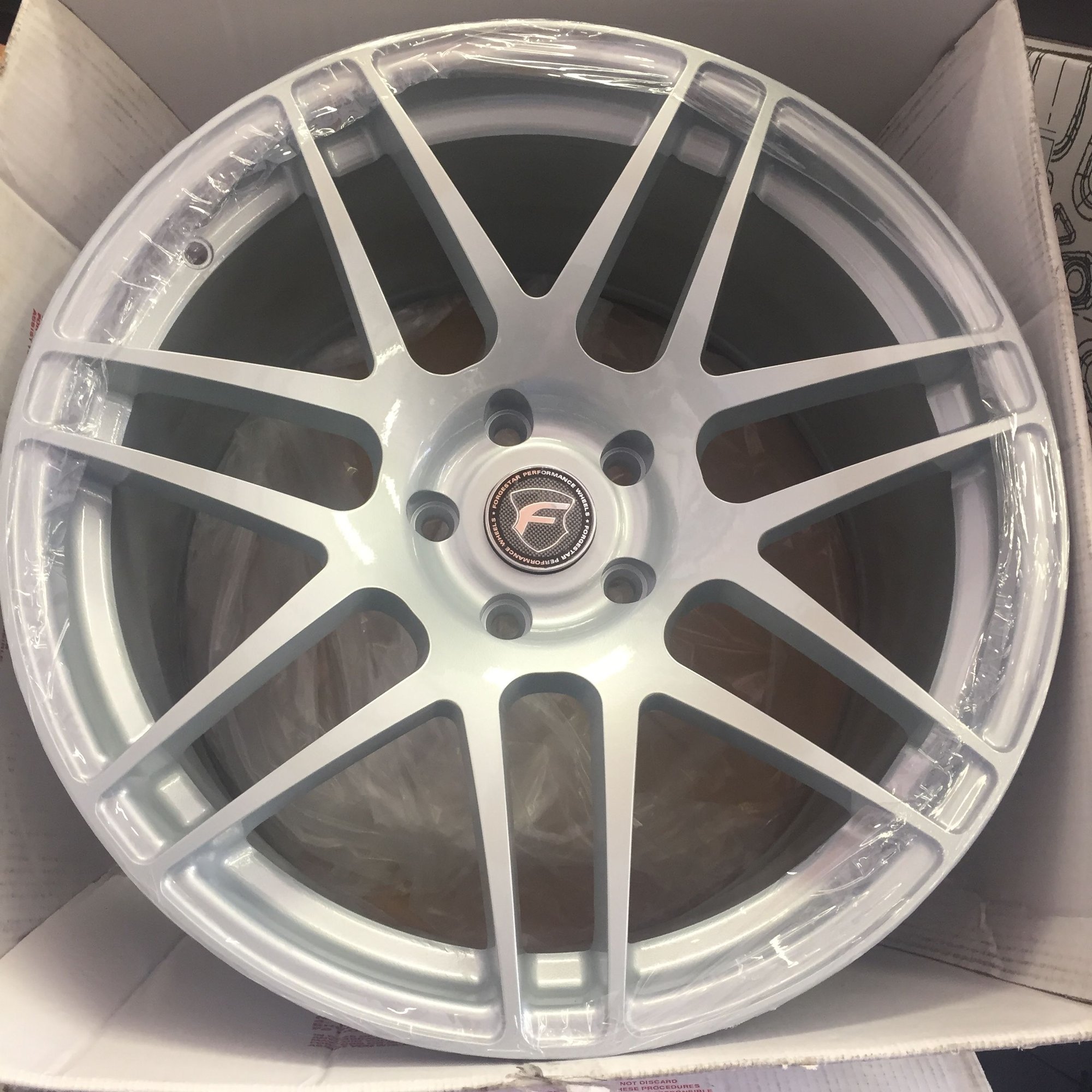 FS (For Sale) New Silver Set Forgestar F14 Rims 19/20 C5 Fitment $1200 ...