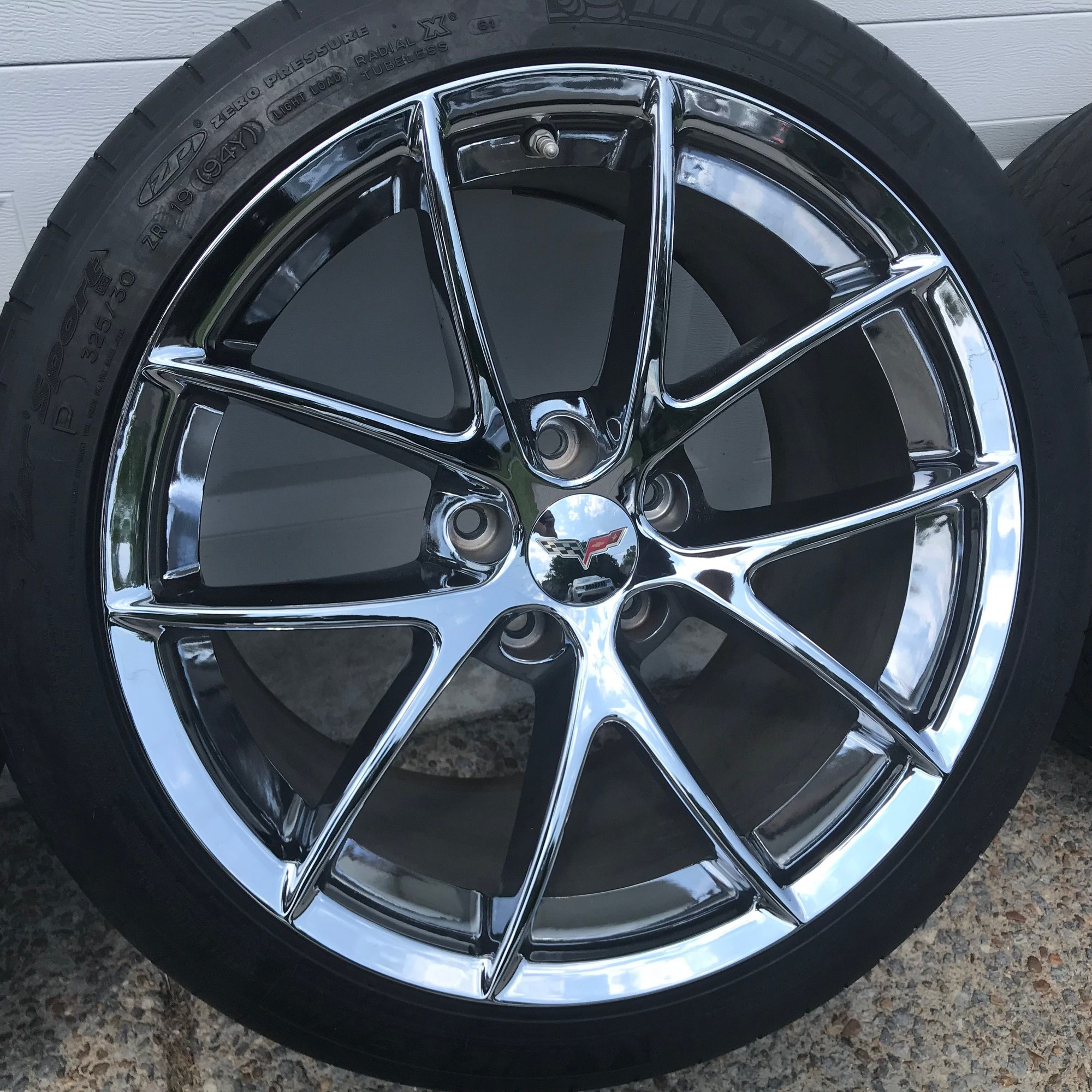FS (For Sale) 2009 Z06 Chrome OEM GM Speedline Spyder Wheels w ...
