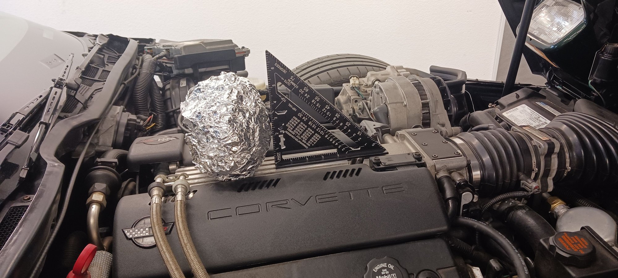 Any idea how much clearance between hood underside and lt1 intake ...