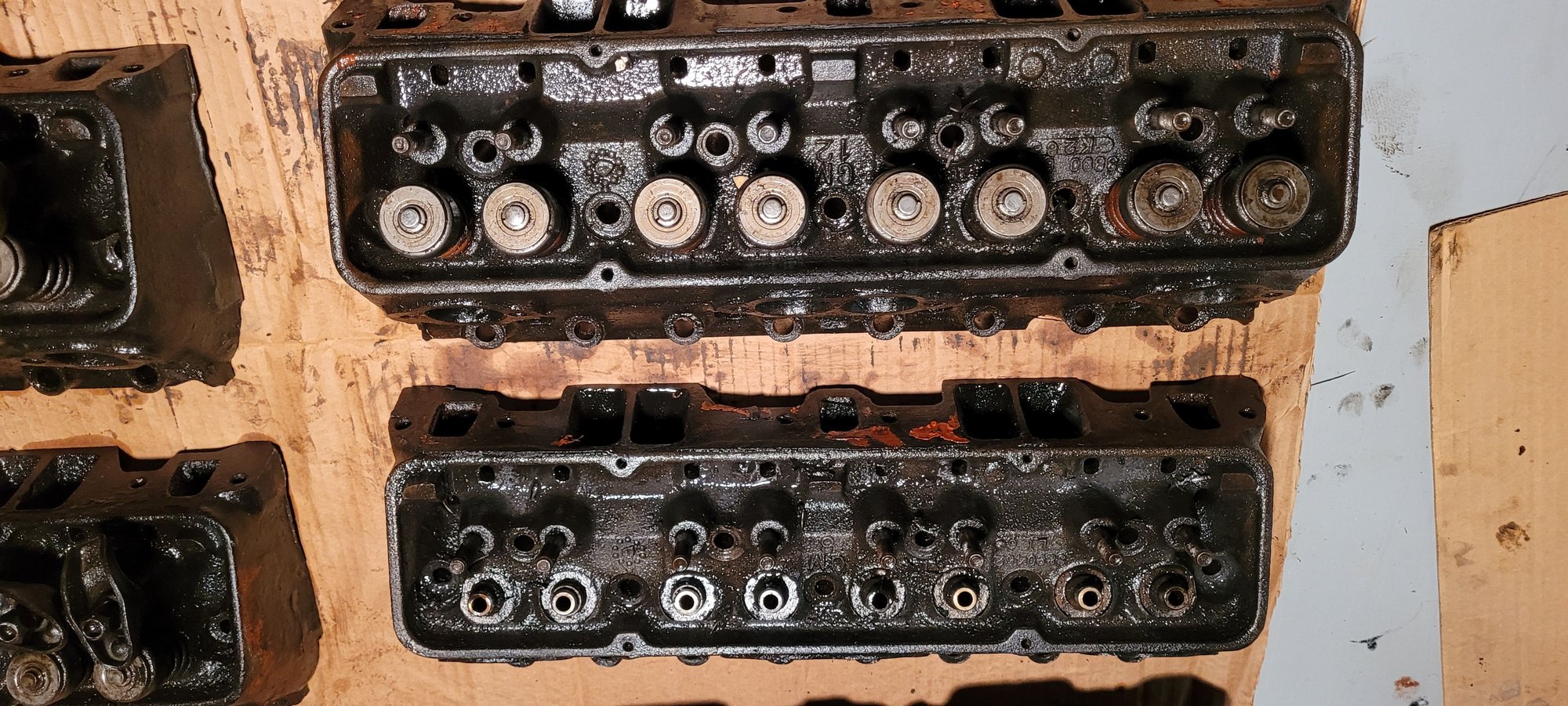 FS (For Sale) GM part # 3890462 1966 / 1967 Cast Iron Cylinder Heads ...