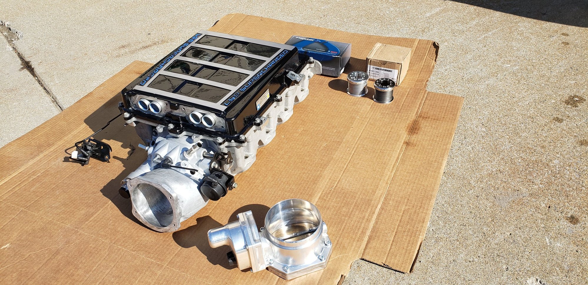 FS (For Sale) Kong LS9 ported blower, snout + 108tb + ID1300x2 ...