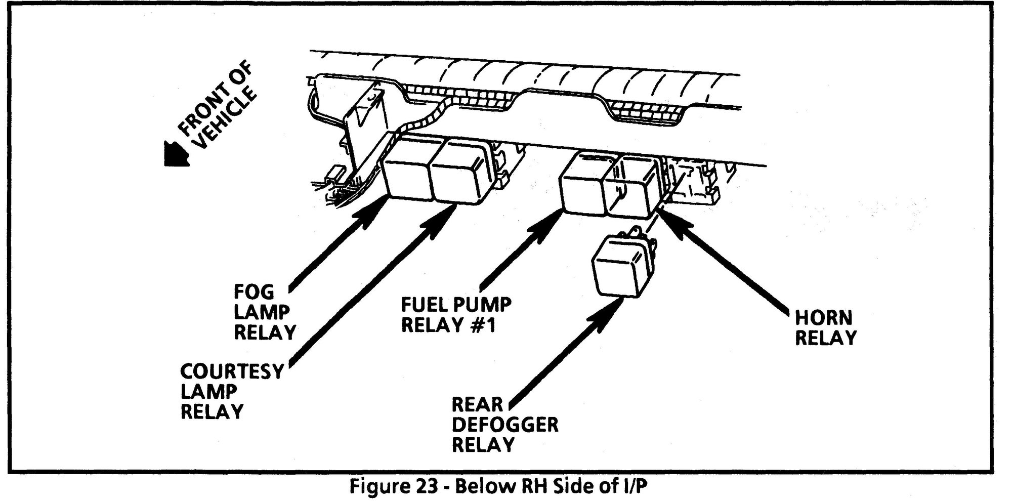 1990 Corvette Location of the Fuel Pump Relay??? - CorvetteForum ...