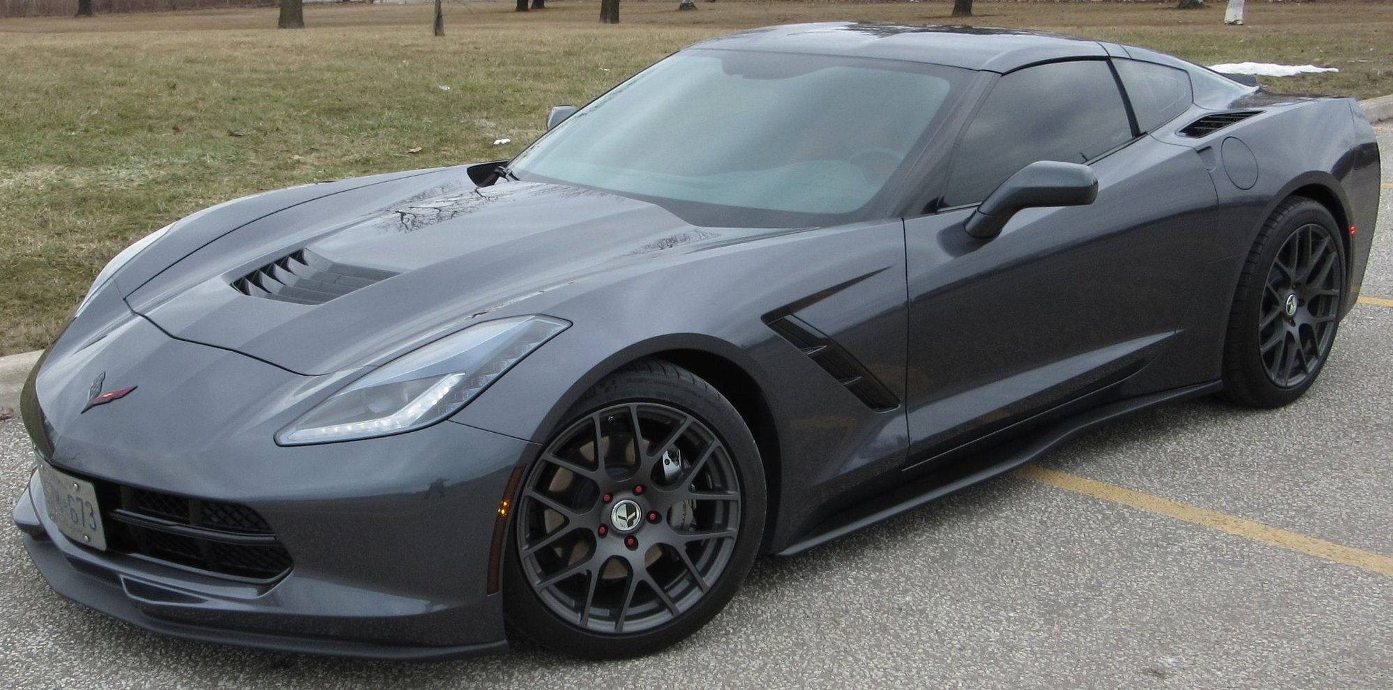 Black C7 with Carbon Flash emblems - CorvetteForum - Chevrolet Corvette ...