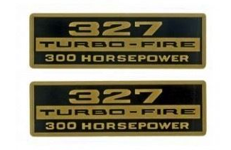 C2 C2 1966 327 300HP valve cover decals - CorvetteForum - Chevrolet ...