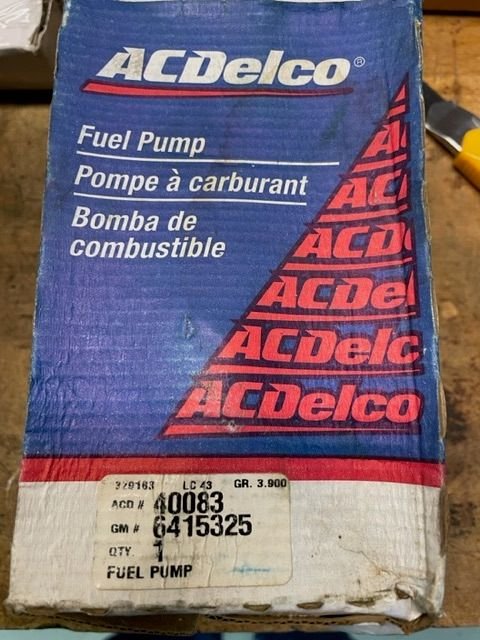 FS (For Sale) Fuel Pump 40083 NOS - CorvetteForum - Chevrolet Corvette ...