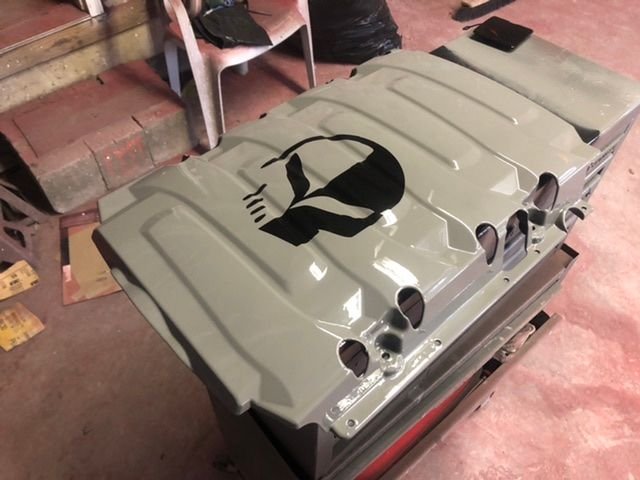 FS (For Sale) Personalized/Custom painted engine cover - CorvetteForum ...