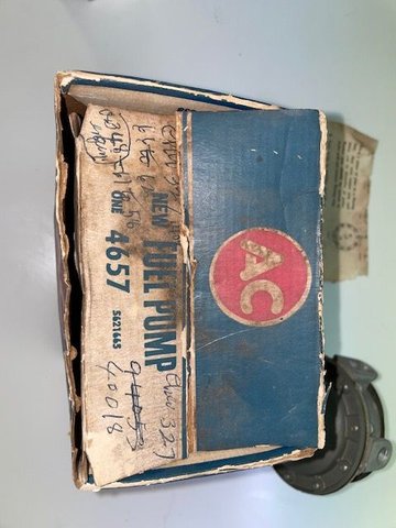 NOS AC Delco 4657 Fuel pump-What engine is this correct for ...