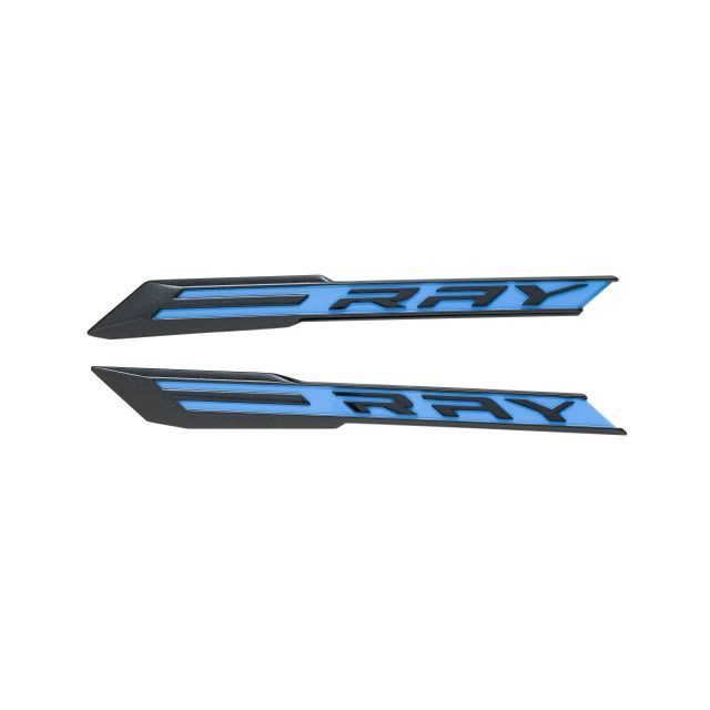 E-Ray Emblem in Rapid Blue with Carbon Flash Metallic - CorvetteForum ...