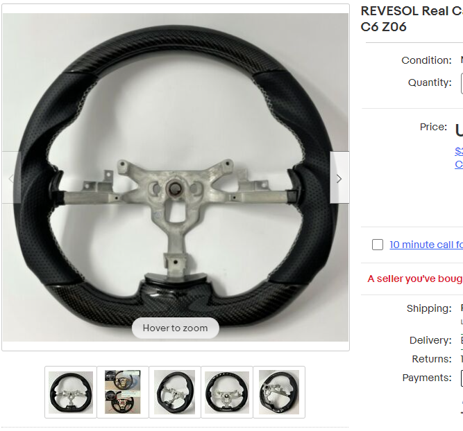 Ebay - Revsol D-Shape/Carbon wheels are back in stock ...