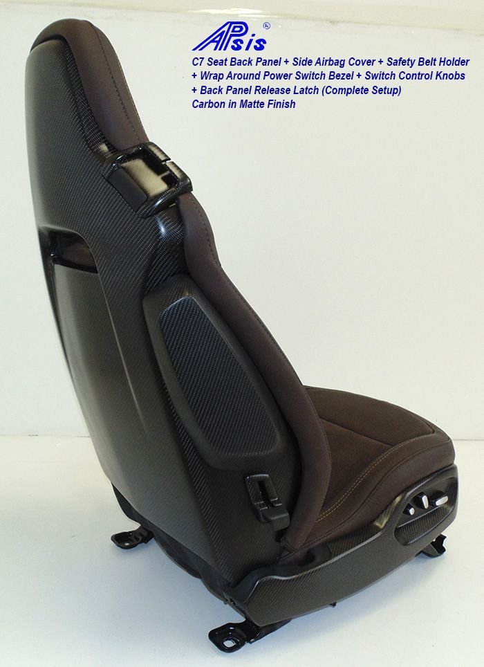 Apsis: Complete C7 Seat Setup in Matte Carbon....beeeeeautiful....pix ...