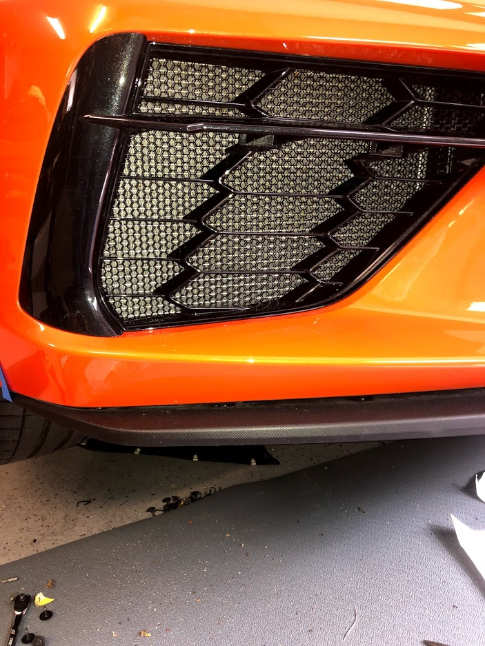 DIY C8 radiator protection mesh installation - CorvetteForum ...