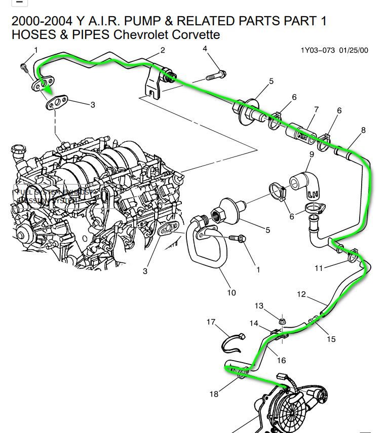 P1416 Air Pump Check Valve Bank 2 - CorvetteForum - Chevrolet Corvette ...