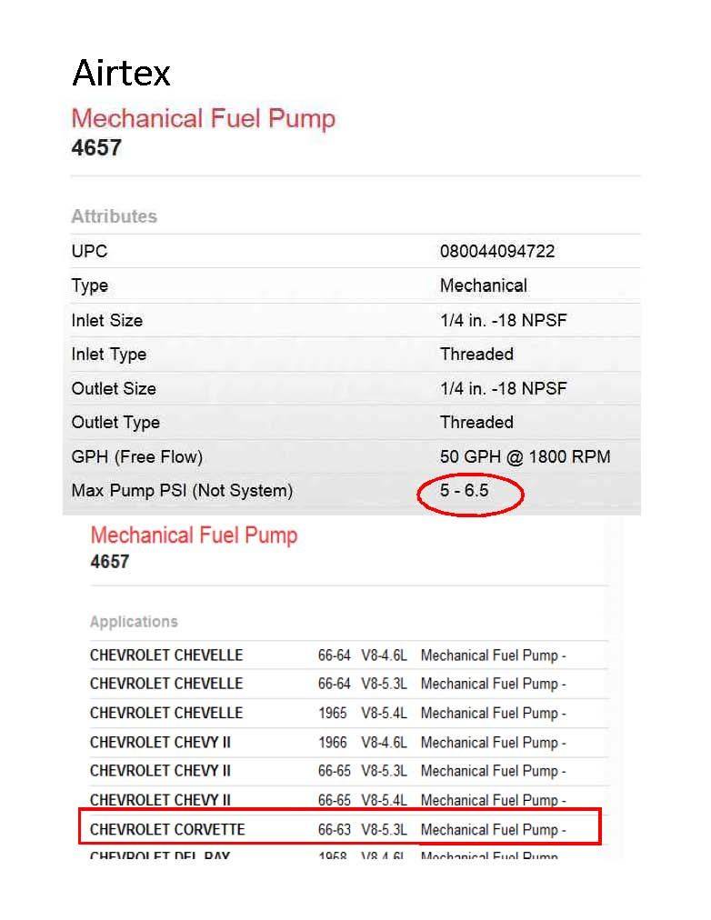 C1 Mechanical Fuel Pump - CorvetteForum - Chevrolet Corvette Forum ...