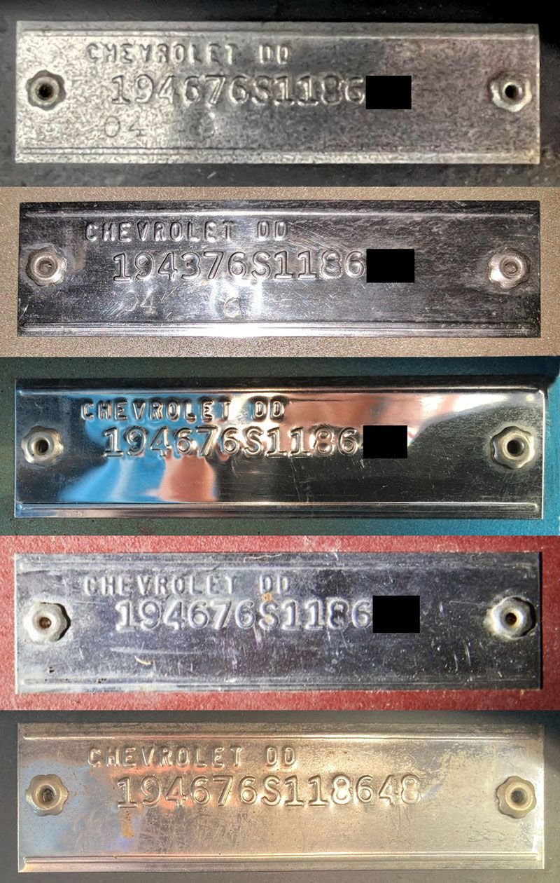 Trim Tag And VIN tag authenticity. - CorvetteForum - Chevrolet Corvette ...