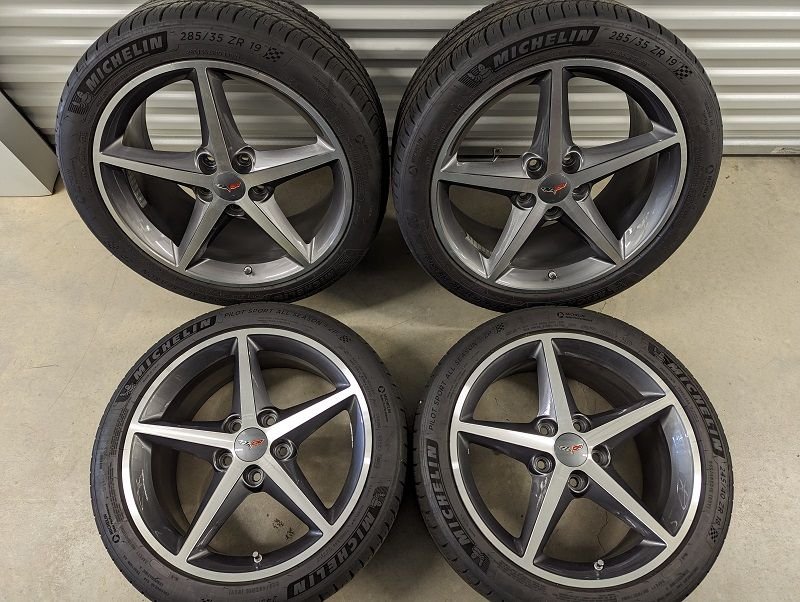 FS (For Sale) C6 Base Starfish Wheels with New Michelin Tires ...