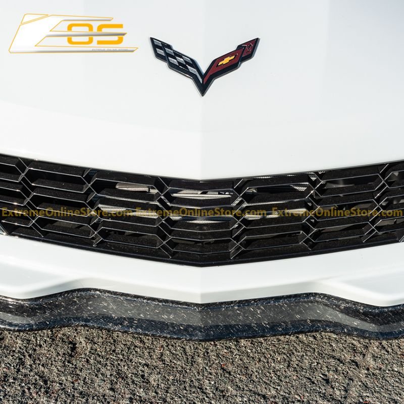 2014-19 Corvette C7 Stage 2 Front Splitter Ground Effect ...