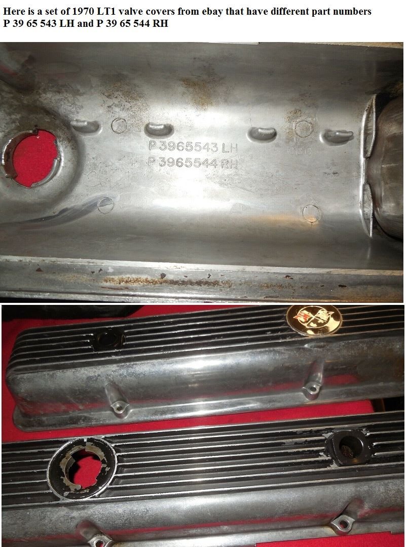 Are these black painted valve covers the same as the LT1 valve covers ...