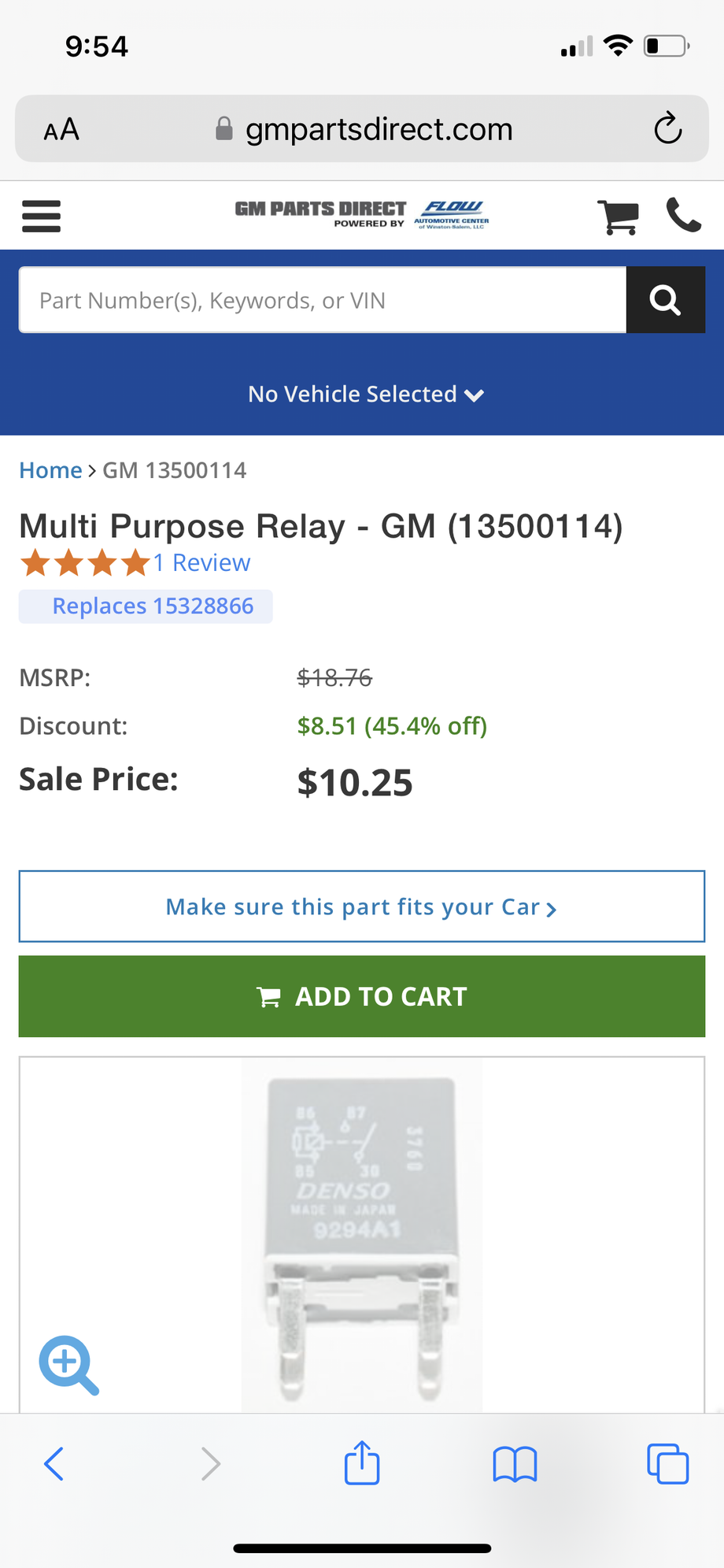 Where can I find new delphi grey 15328866 relay? - CorvetteForum ...