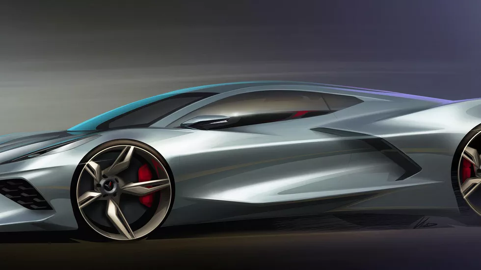 GM Reveals Alternative C8 Corvette Design Sketches - CorvetteForum ...