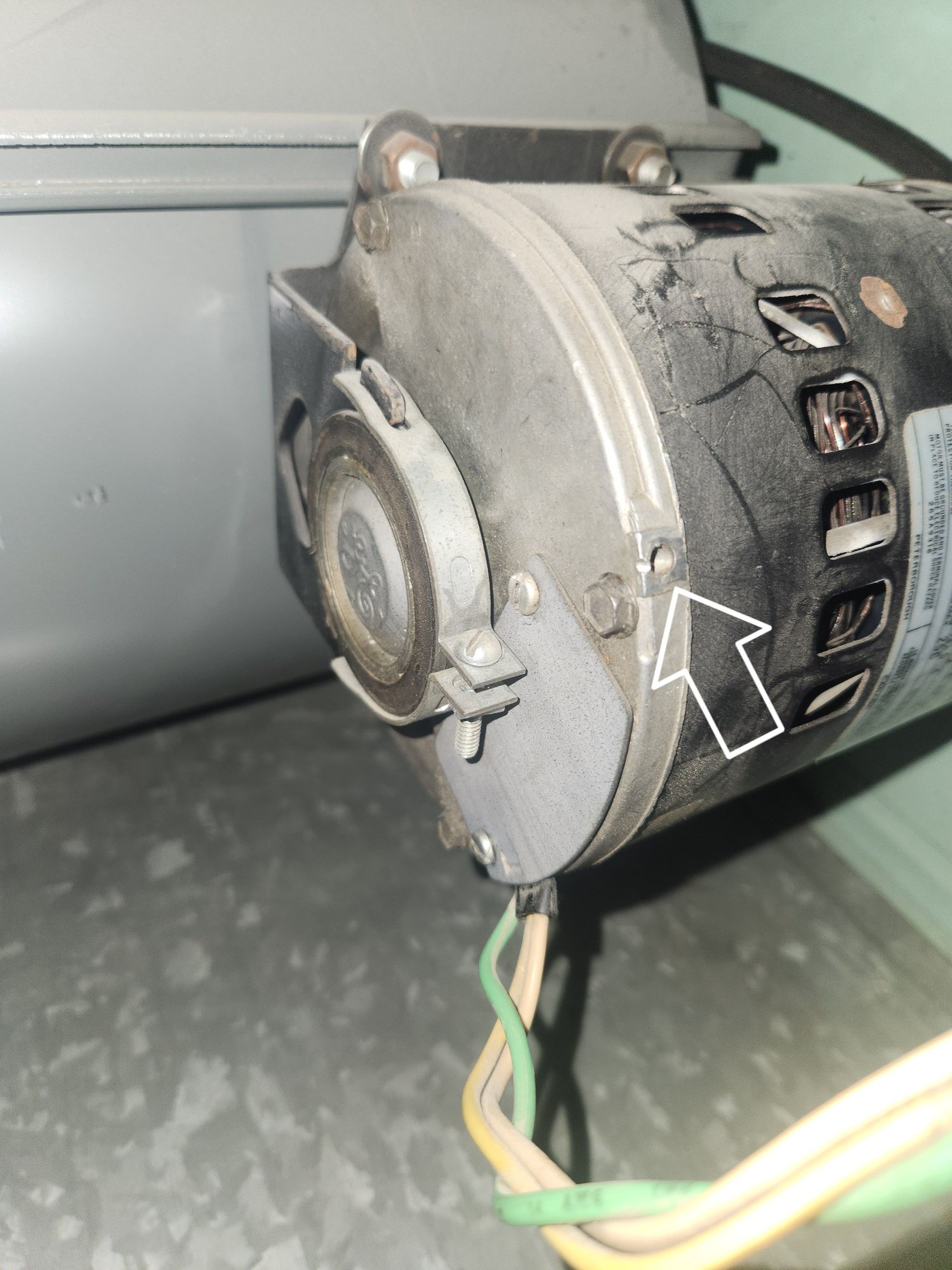 Ac motor fan furnace is this an oil port? - DoItYourself.com Community ...