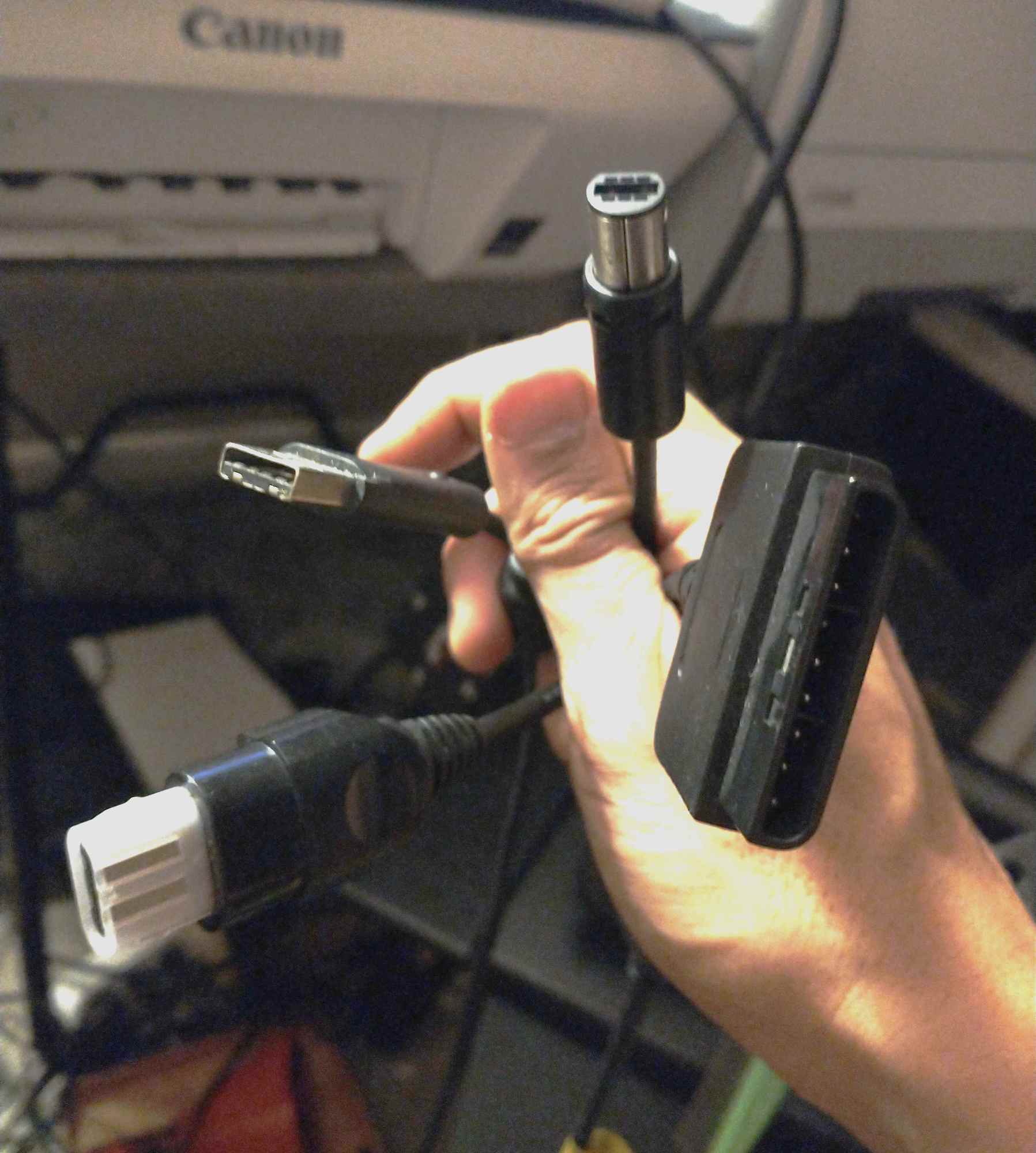 What are these PS2 racing wheel connectors for and how to adapt them to ...