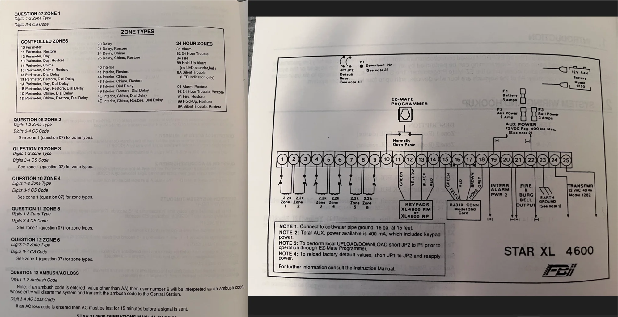 FBii Star XL 4600 - programming - DoItYourself.com Community Forums