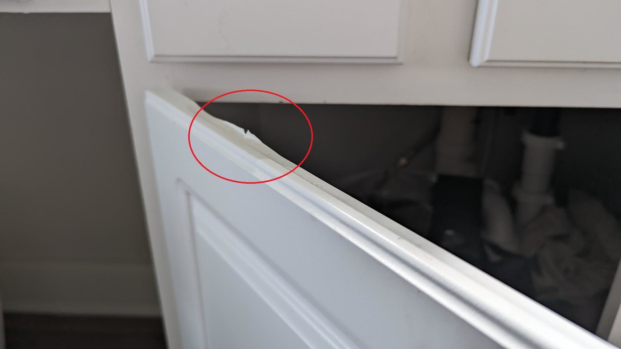How To Replace or Repair Peeling Bathroom Cabinet Faces? - DoItYourself ...