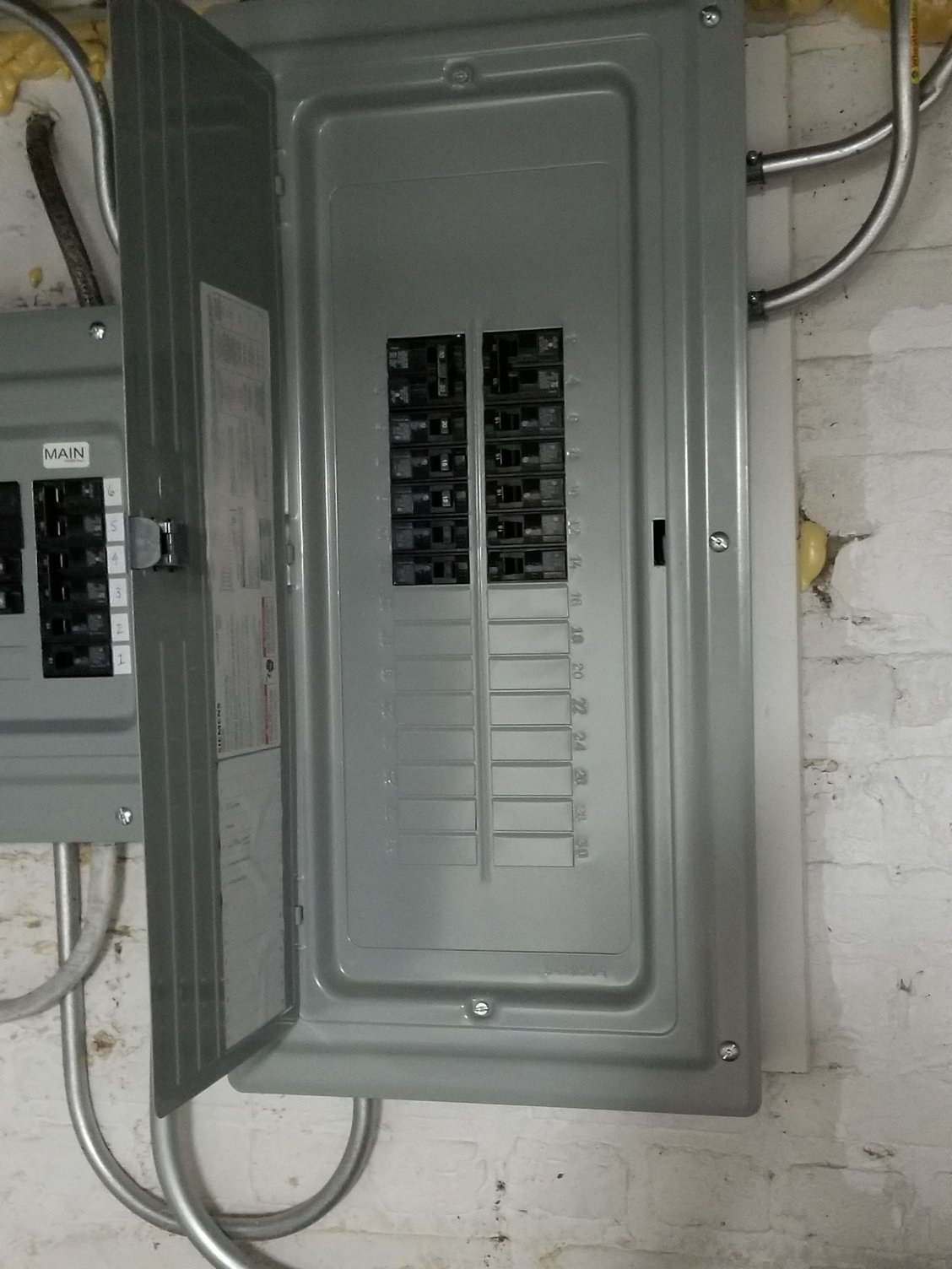 Understanding my breaker boxes (2 flat) - DoItYourself.com Community Forums