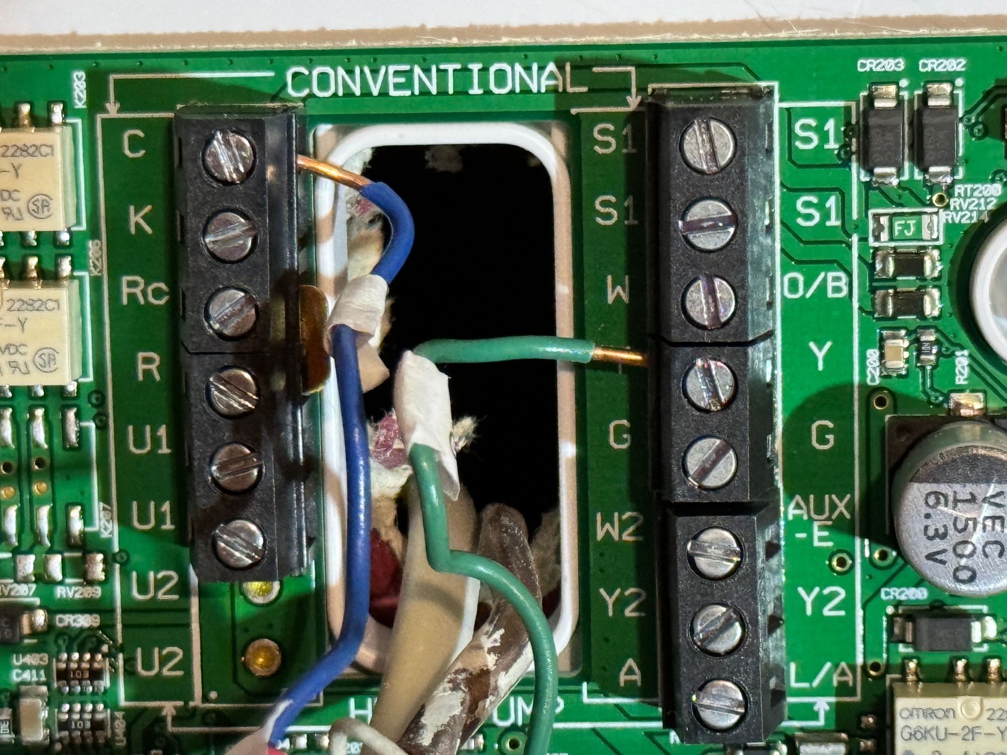 Replacing Honeywell TH8320u1008 to TH8321WF1001 - DoItYourself.com ...