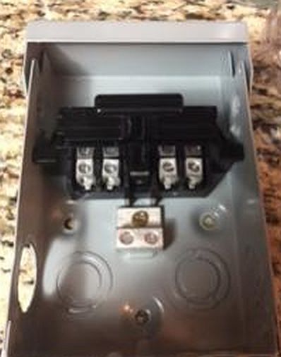 60A Non-Fused Disconnect Wiring - DoItYourself.com Community Forums