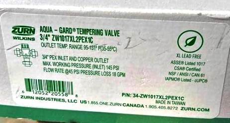 Replacing this ZURN WILKINS ZW1017XL with different model ...