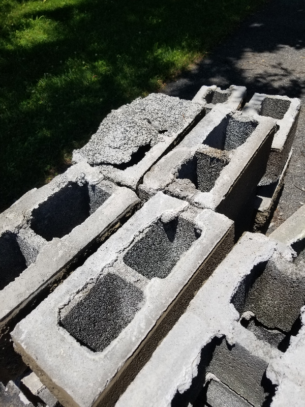 removing old mortar to repurpose cinder blocks? - DoItYourself.com ...