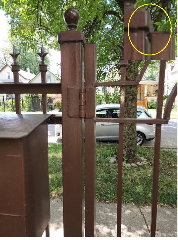 Fixing a steel/iron gate so it closes. - DoItYourself.com Community Forums