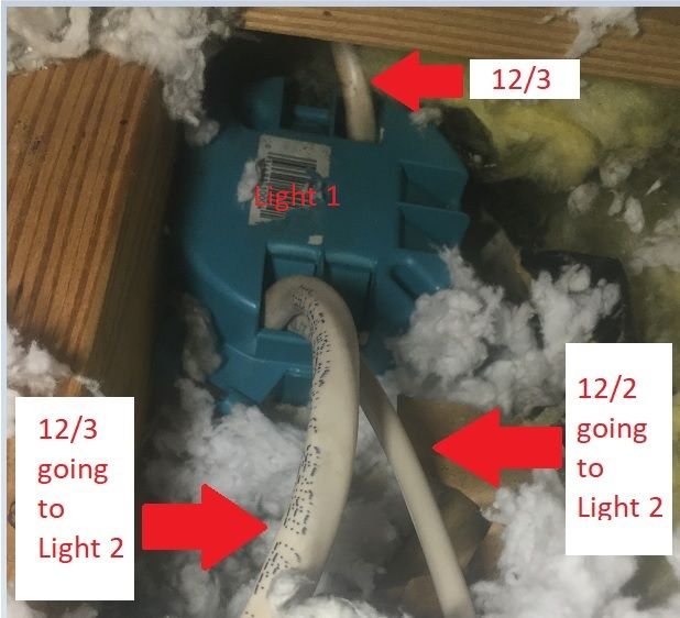 Switch to recess lighting - help with Romex - DoItYourself.com ...