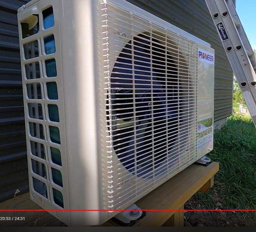 Pressure treated Mini Split condenser stand - - DoItYourself.com ...