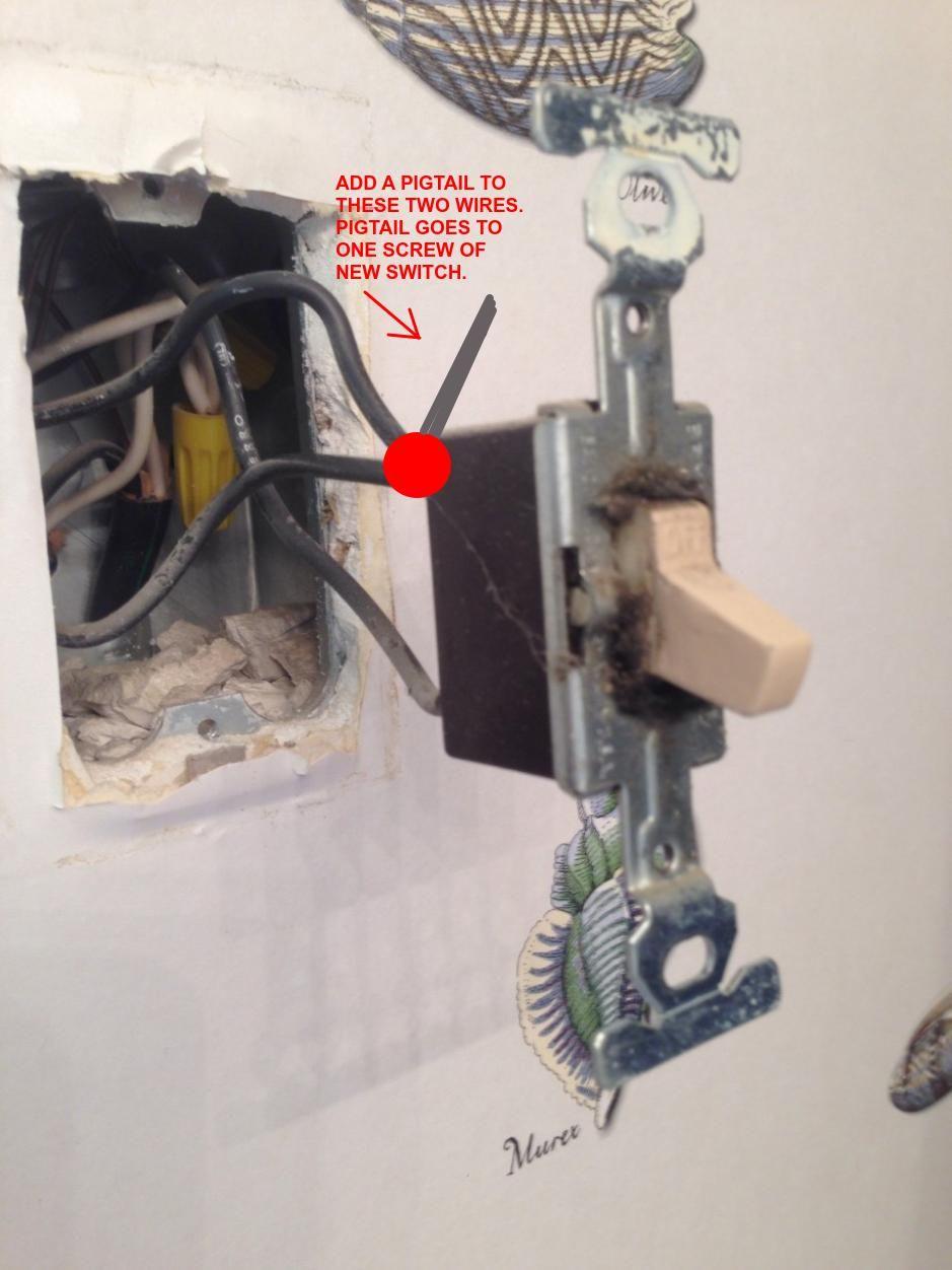 Replacing switch: three black wires??? - DoItYourself.com Community Forums