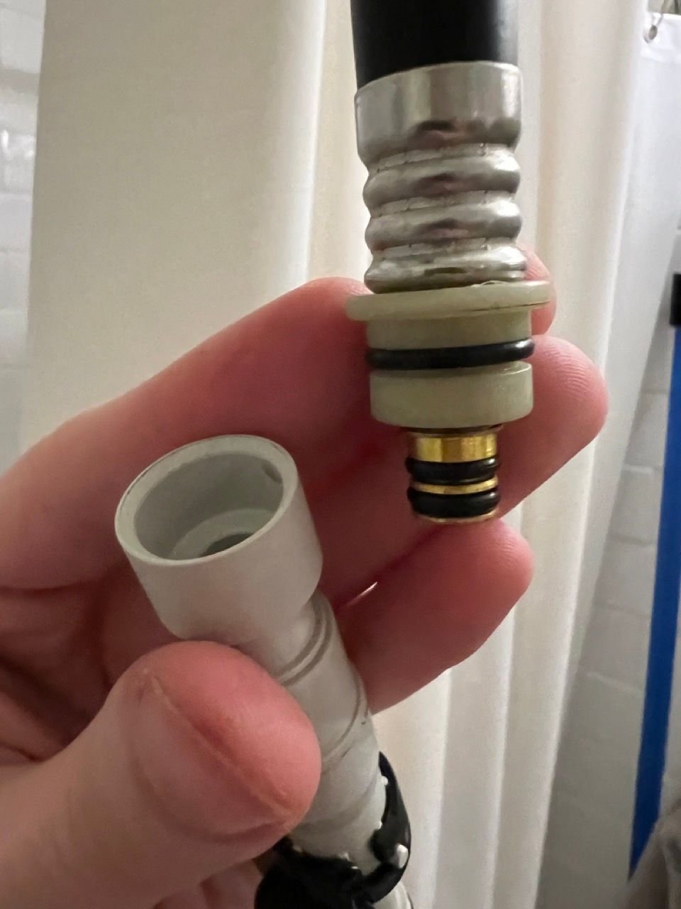 Quick connect collet came apart, stuck on male end - DoItYourself.com ...