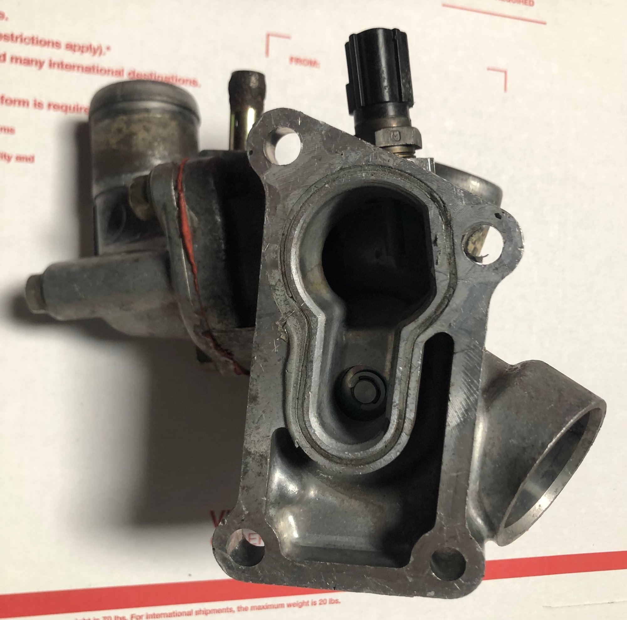 Evo 4-5-6 thermostat housing. - EvolutionM - Mitsubishi Lancer and ...