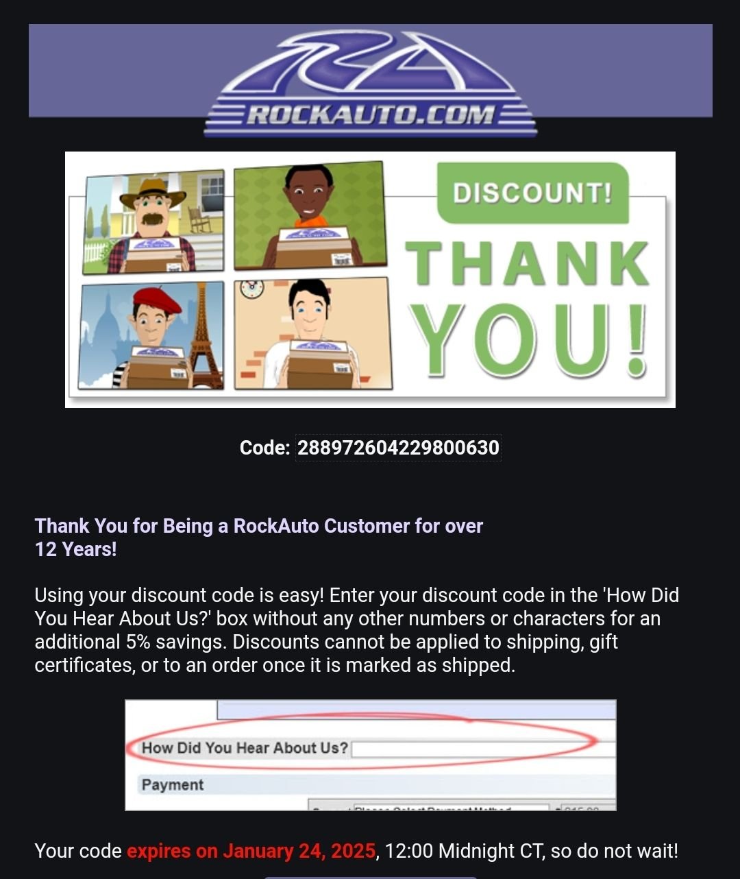 Rock auto discount code sharing - Page 9 - Ford F150 Forum - Community ...