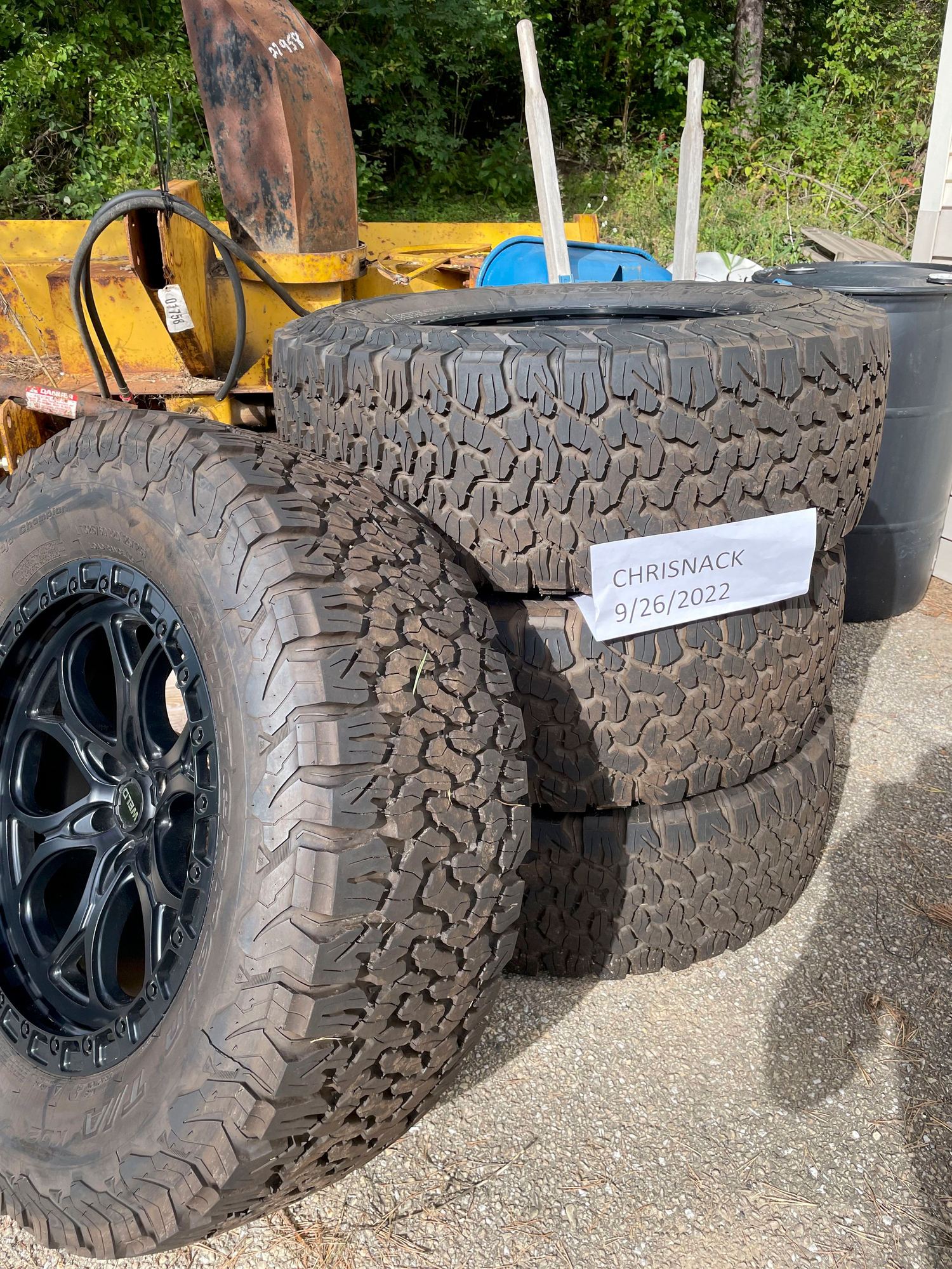 North Central FS: BFG KO2's with rims, NEW - Ford F150 Forum ...