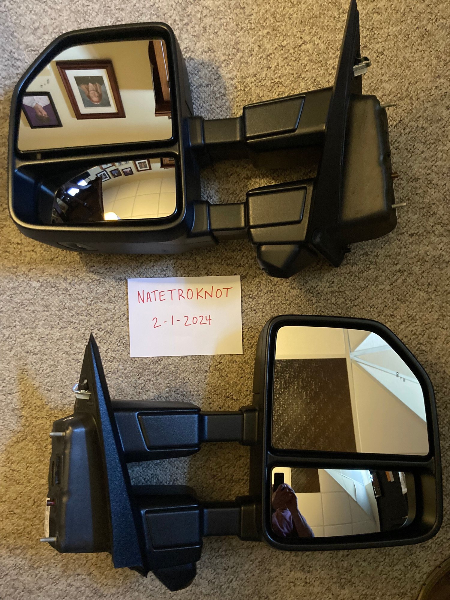 North Central OEM Tow Mirrors (non power fold) w 360 cam/BLIS/heat off ...