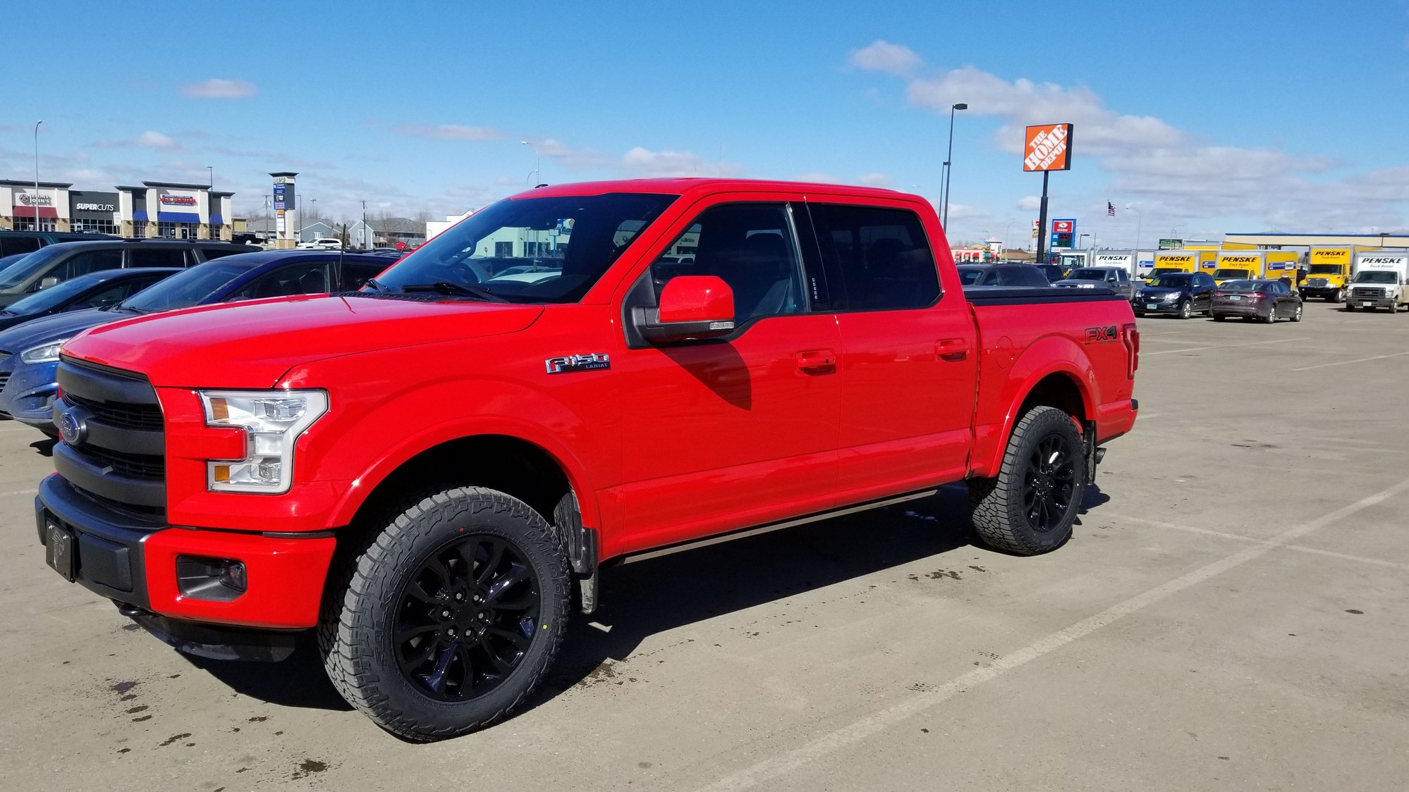 20 inch gloss black Raptor wheels, 275/60s installed - Ford F150 Forum ...