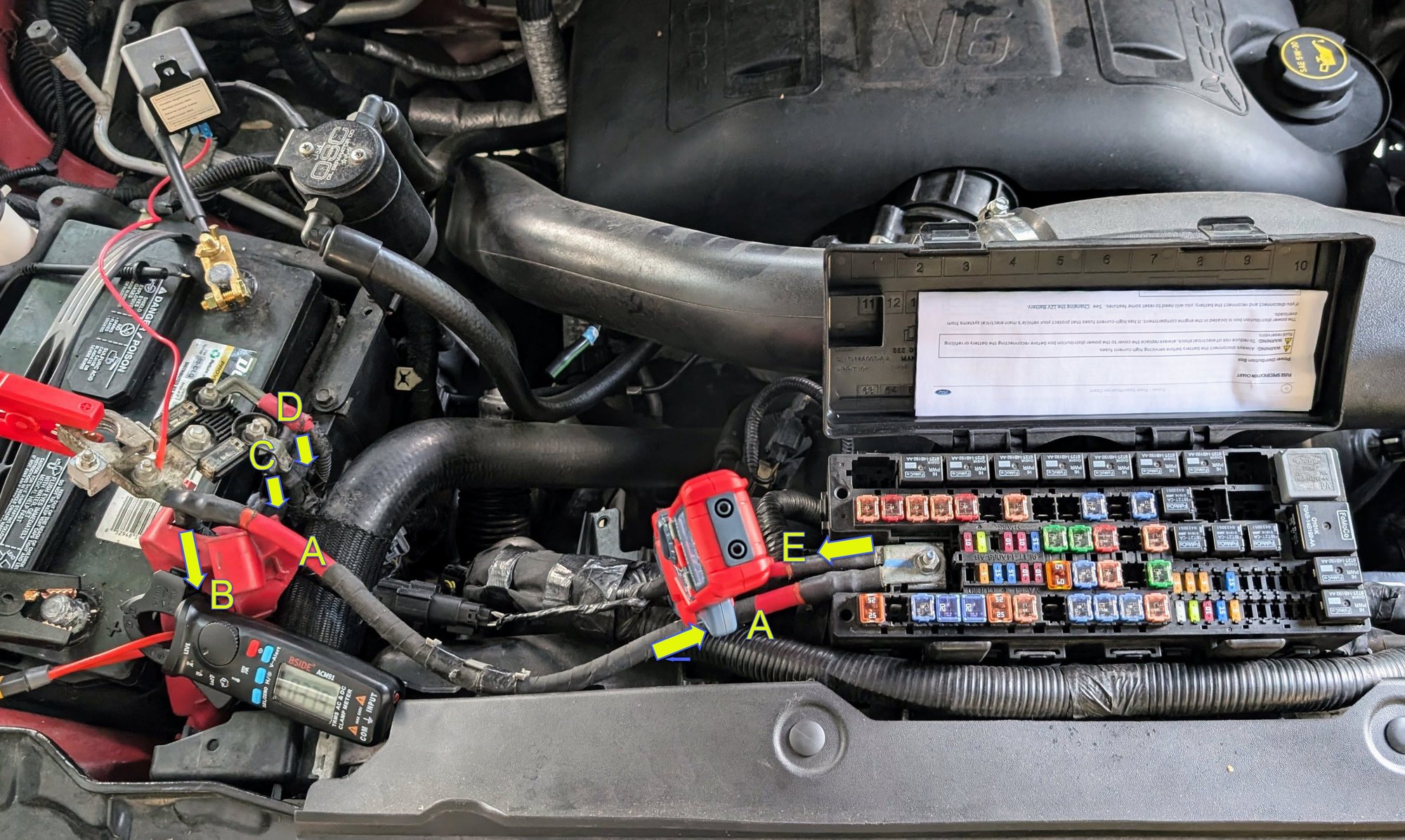 Ecoboost Large Parasitic Draw Battery Terminals - Dead Battery ...