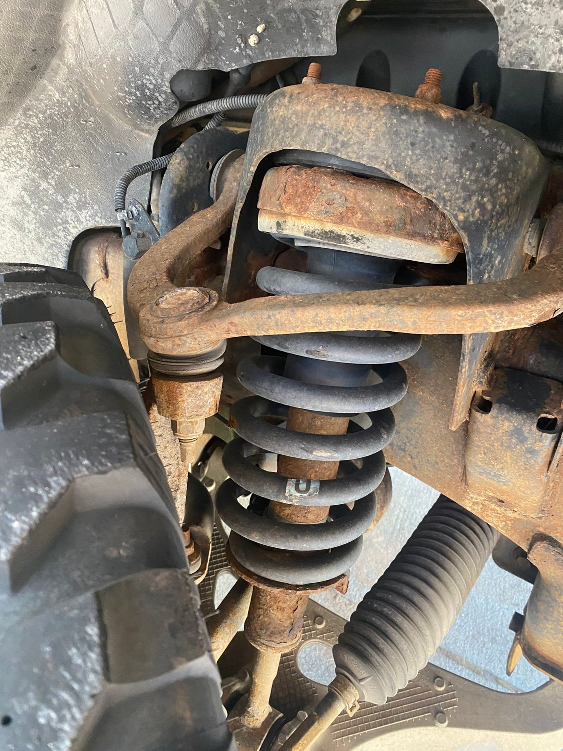 Need help! My UCA and tires are running on coil springs - Ford F150 ...