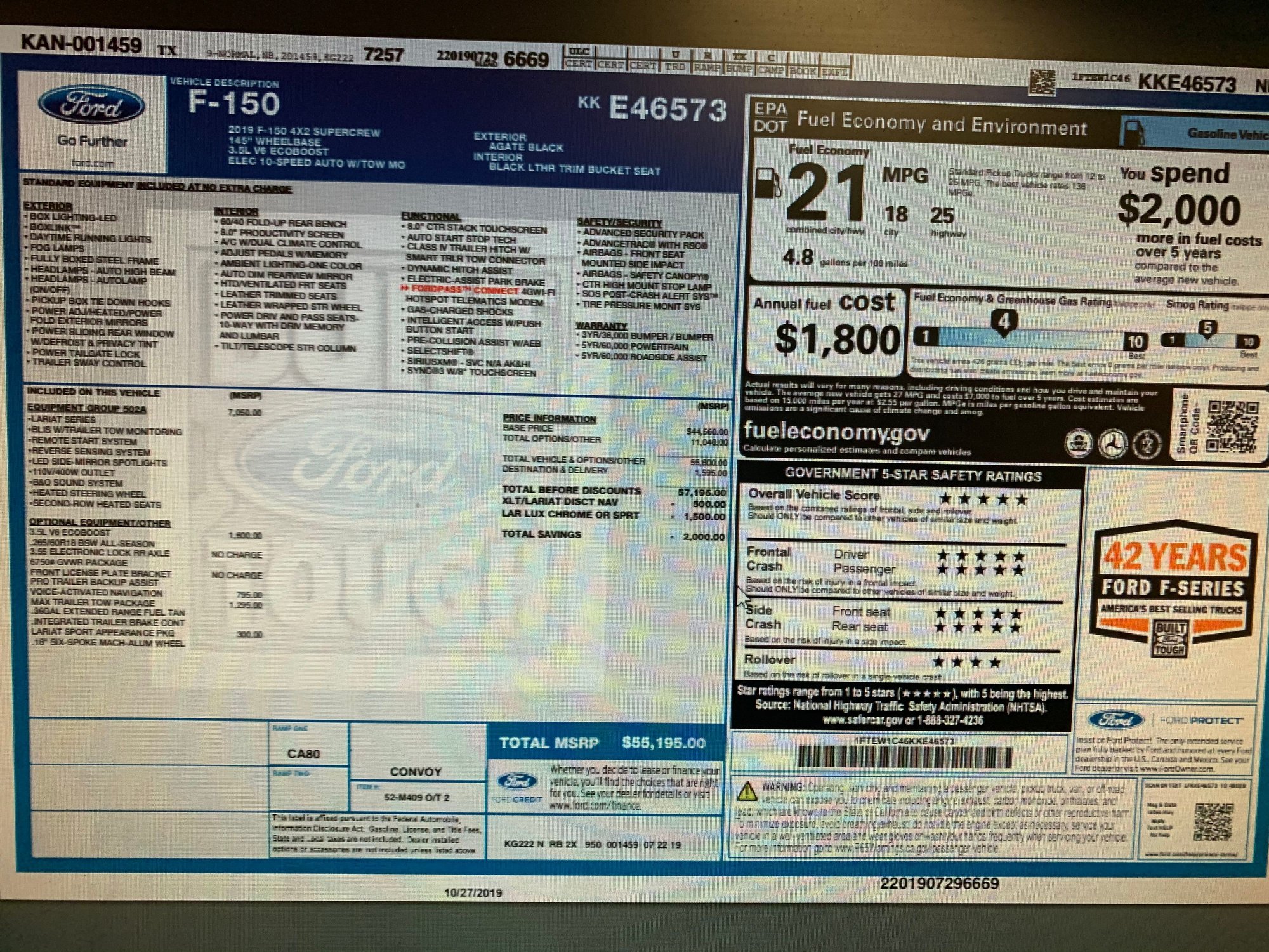 Just tell us your under invoice price paid. - Page 960 - Ford F150 ...