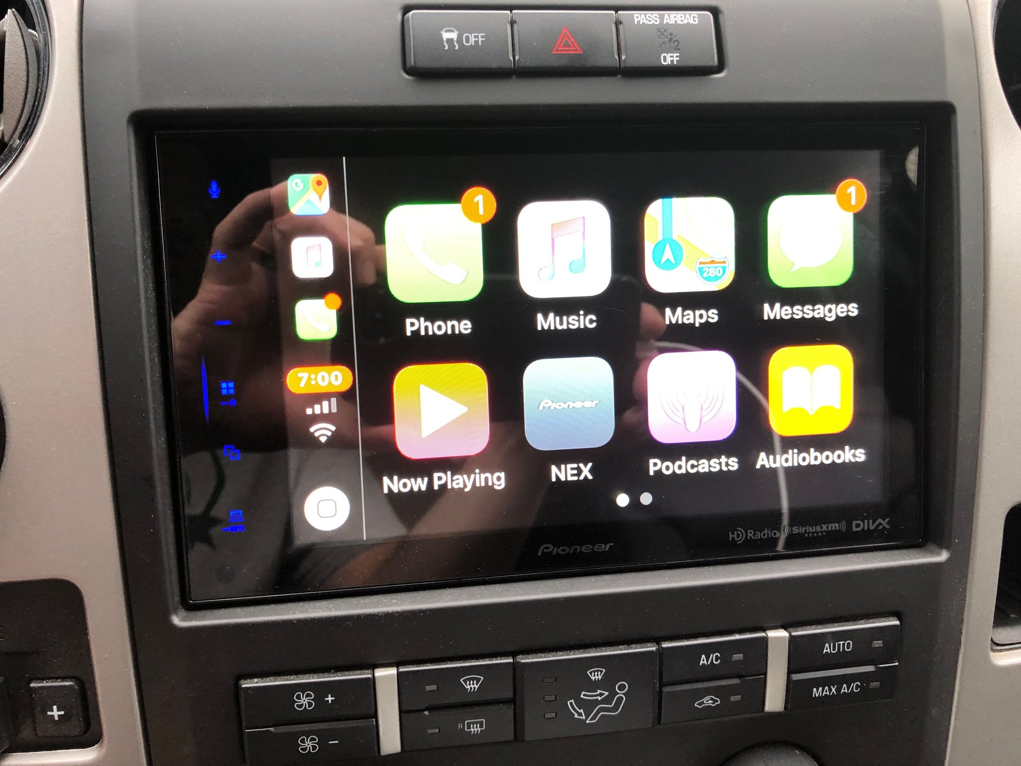 8" touchscreen upgrade from basic stock radio on 12' FX4 - Ford F150 ...