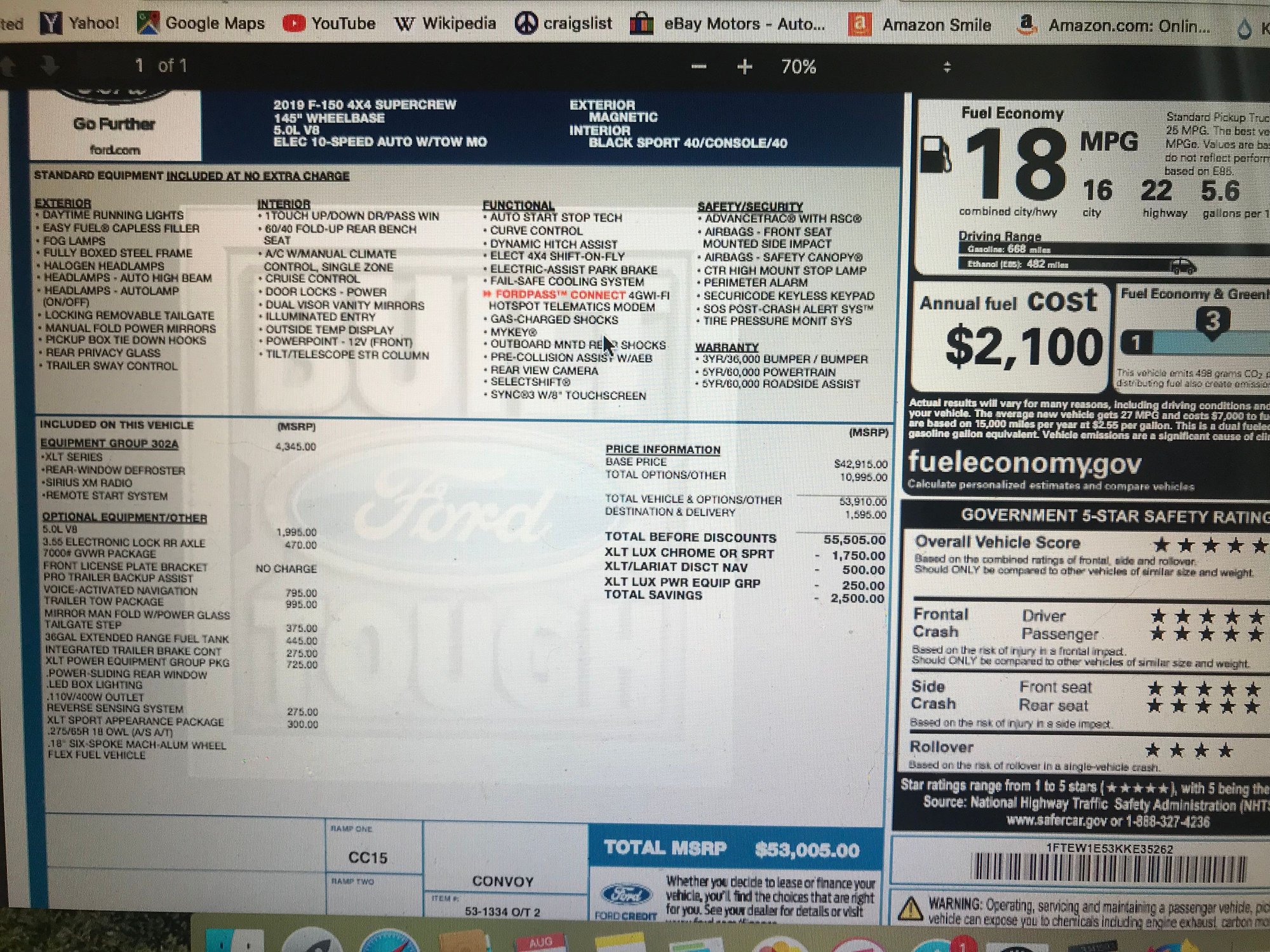 Just tell us your under invoice price paid. - Page 958 - Ford F150 ...