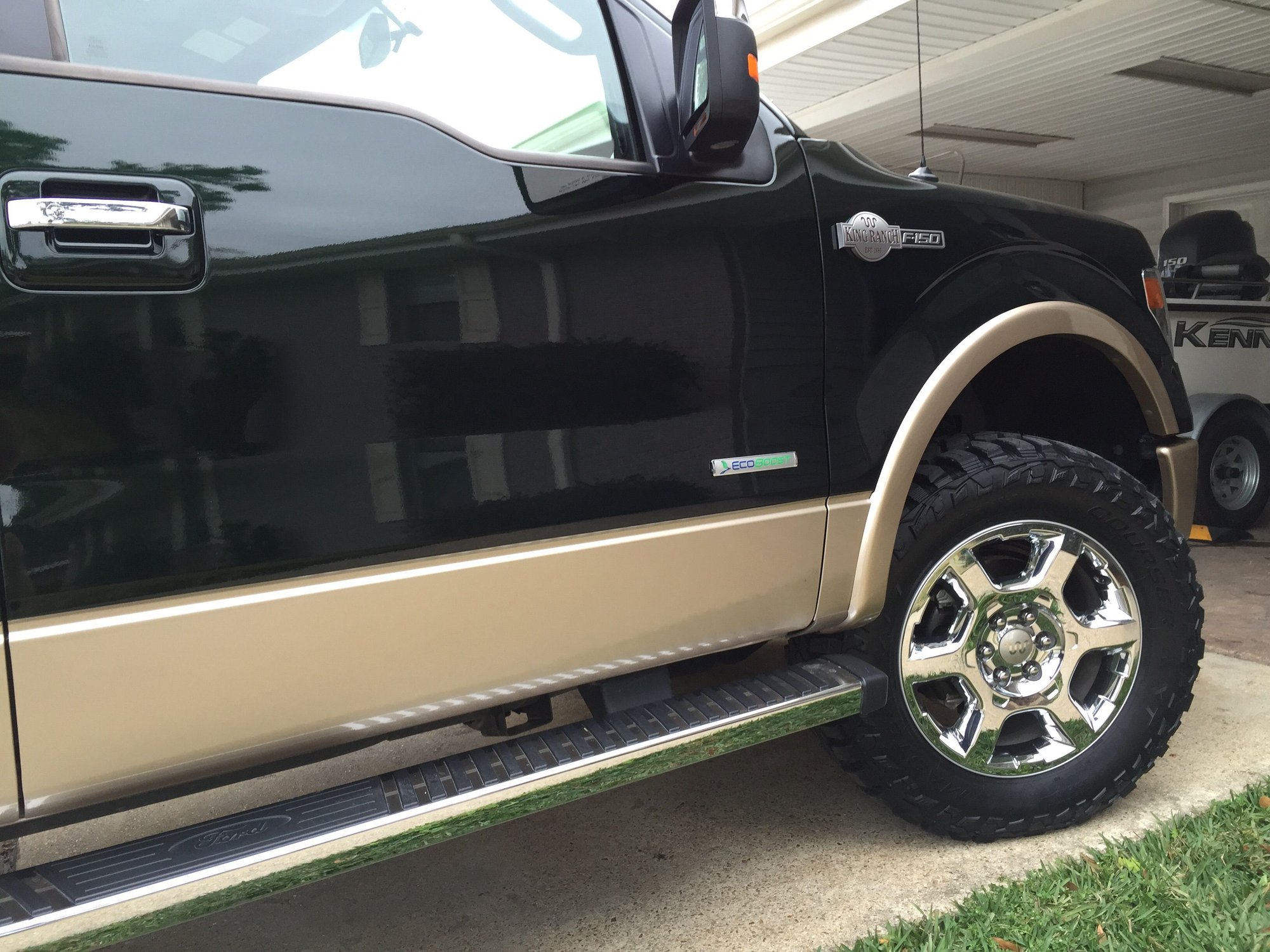 2.5" level with 35s on factory king ranch wheels - Ford F150 Forum ...