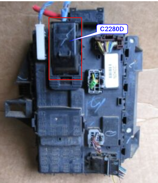 B132C RR brake light/signal short to ground BCM RR brake/signal wire ...
